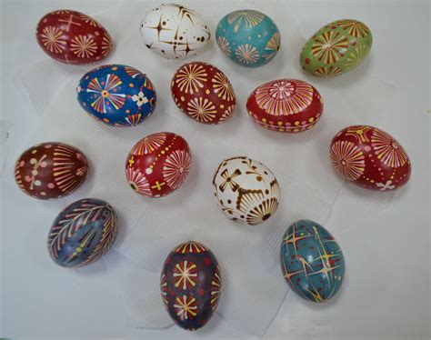 Бойківщина Бойківські писанки які були писані під час майстер класу у Львові у 2018р