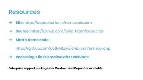 Reimagining Cordova Building Cross Platform Web Apps With Capacitor Ppt