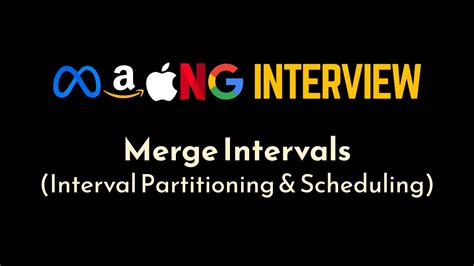 Merge Intervals Java Leetcode Solution Interval Partitioning Vs
