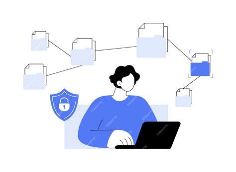 Premium Vector Data Access Abstract Concept Vector Illustration