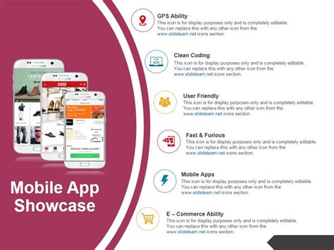 Mobile App Showcase Template Ppt PowerPoint Presentation Styles Design Inspiration
