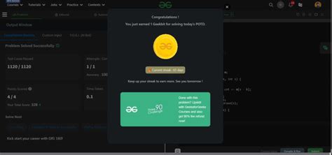 Dsa Codingjourney Problemsolving Geeksforgeeks Leetcode Raushan