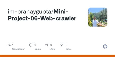 Mini Project 06 Web Crawler Package Ipynb At Main Im Pranaygupta Mini