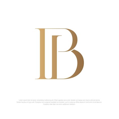 Premium Vector Monogram Pb Logo