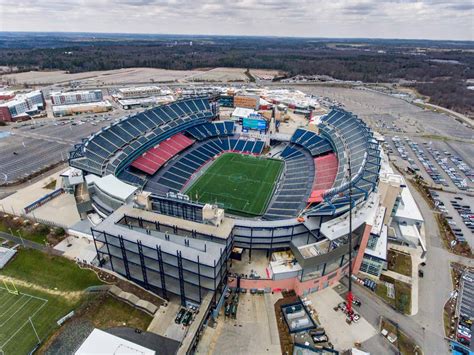 Gillette Stadium Aerial Drone Photography Aeiral Photos Massachusetts