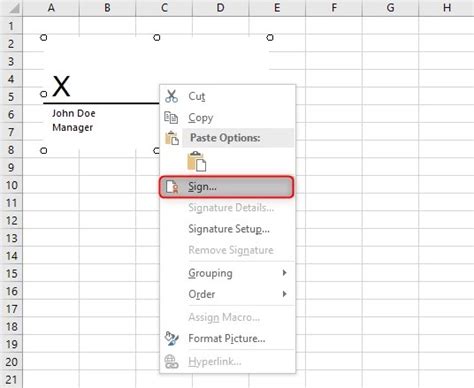 How To Insert A Signature In Excel Behind Text Excel Wizard