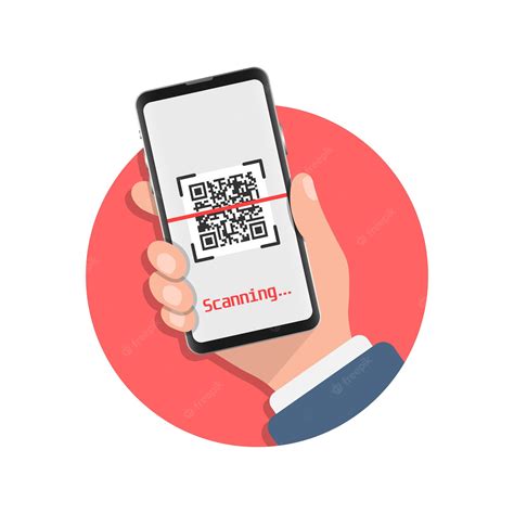 Premium Vector Qr Code Scan Illustration In Flat Style Mobile Phone Scanning Vector