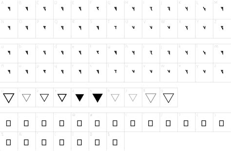 Triangle Monogram Font 1001 Free Fonts