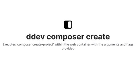 Ddev Composer Create Fig
