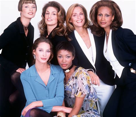 Supermodels Linda Evangelista Cindy Crawford Christy Turlington Naomi Campbell Reunite See