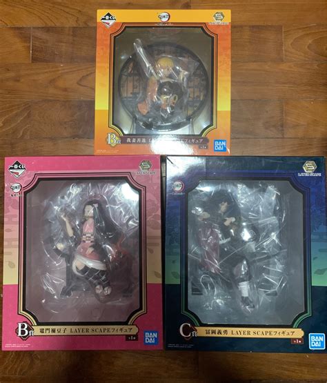 Nezuko Giyu And Zenitsu Layerscape Hobbies And Toys Toys And Games On Carousell