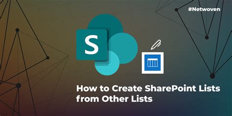 How To Create Sharepoint Lists From Other Lists Netwoven