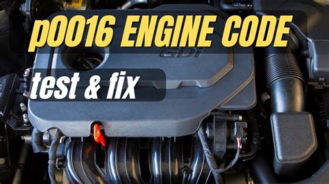 P0016 Camshaft Position Correlation Bank 1 Sensor A Fixed Youtube