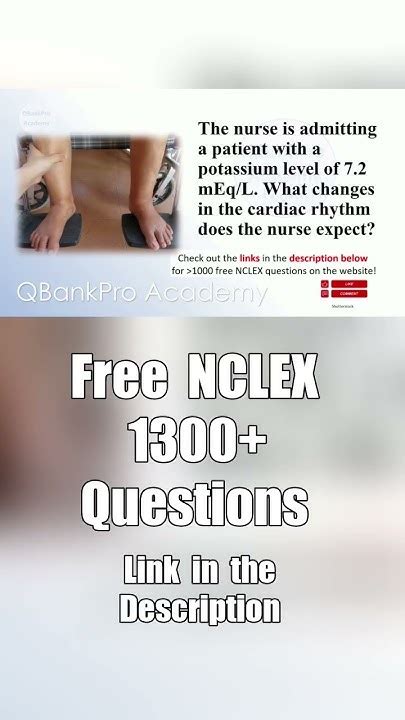 Nclex Questions And Answers Ekg Hyperkalemia Nursing Symptoms Nclex