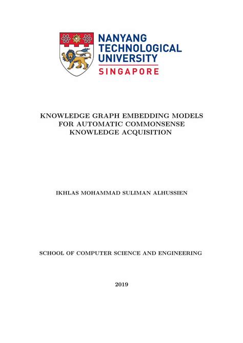 Pdf Knowledge Graph Embedding Models For Multiple Meanings Can Be Expressed In Various