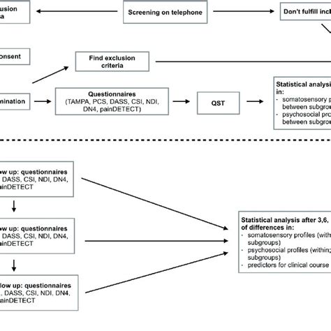 Flow Chart Testing Procedure Ndi Neck Disability Index Tsk Tampa