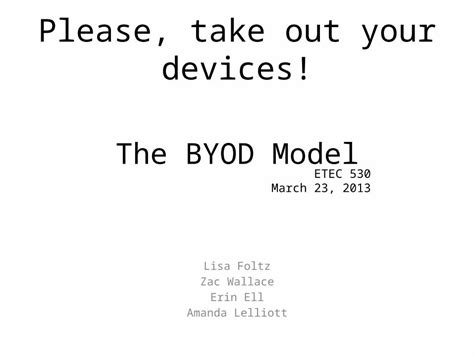 Pptx The Byod Model Dokumen Tips