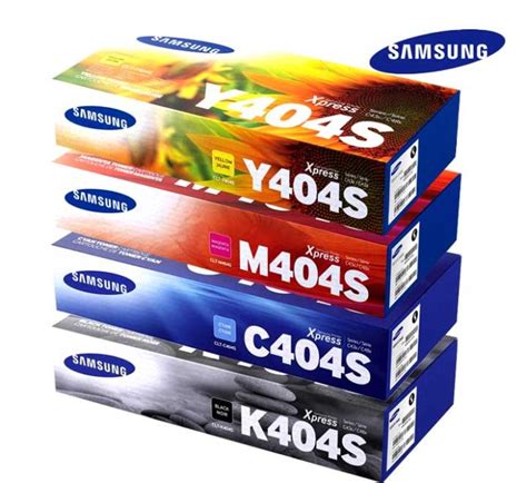 CLT 404S ตลับหมึก Samsung แท้ 100% 4 สี ราคาถูก ใช้ของแท้ ใช้ได้แน่นอน