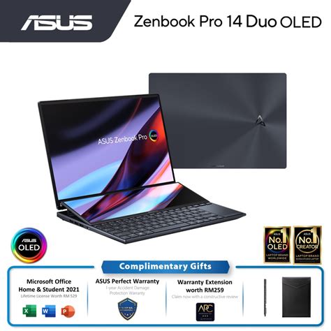 Asus Zenbook Pro Duo Oled Price In Malaysia Specs Rm Technave