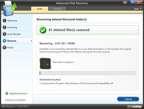 Recover Hard Disk Data Files With Advanced Disk Recovery