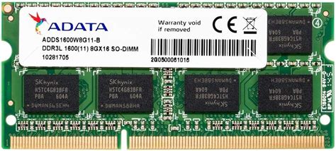 ADATA Premier DDR L MHz GB SODIMM Low Voltage PC L Pin Memory Modules