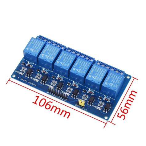 Channel Relay Module Shield For Arduino ARM PIC AVR DSP Electronic V Channel Relay Module