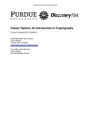 CRYPTOGRAPHY WORKSHEET Name Class Encode The Following Messages 1