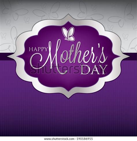 Elegant Mothers Day Card Vector Format Stock Vector Royalty Free