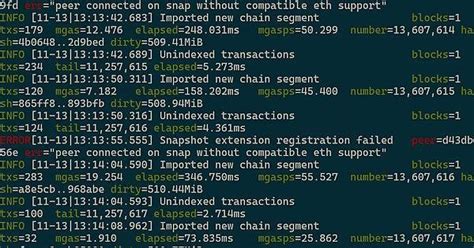 geth error message snapshot extension registration failed r ethstaker