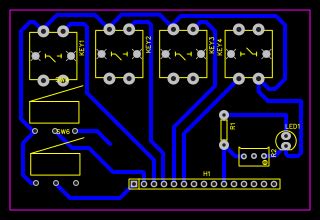 Placa Botones PCB Platform For Creating And Sharing Projects OSHWLab
