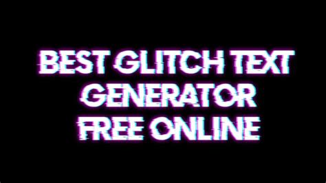 14 Best Glitch Text Generator To Make Your Designs Easy
