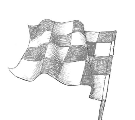 How To Draw A Flag In Flag Drawing Drawings Drawing Tutorial Easy