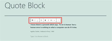 How To Use The WordPress Quote Block