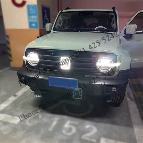 5th Generation Dynamic Led Emblem For Gwm Tank 300 White Led Light Rgb Style Free Shipping