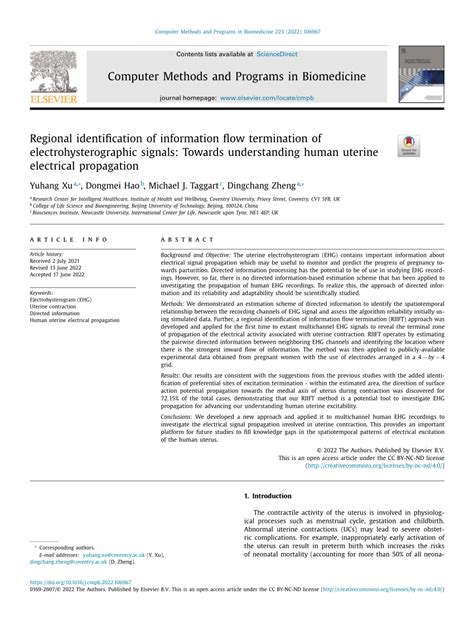 Pdf Regional Identification Of Information Flow Termination Of