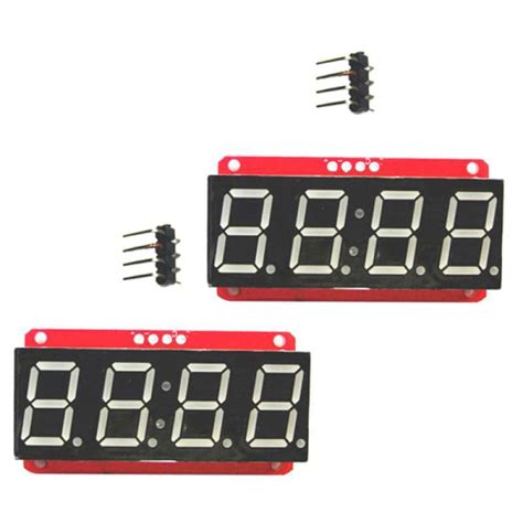 Jual 2x Led Display Module Ht16k33 I2c 056 4 Digit Tube 7 Segment For