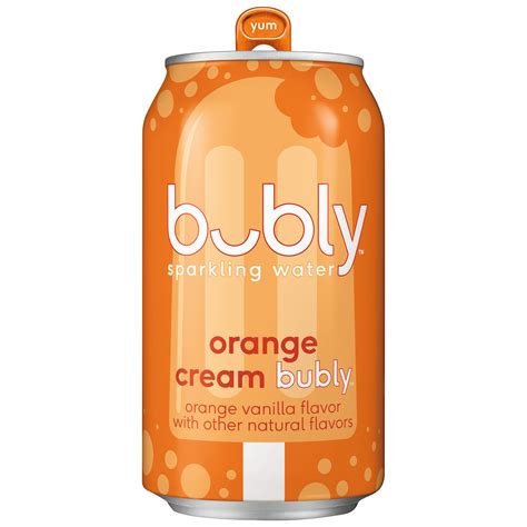 Bubly Orange Cream Vanilla Flavor Sparkling Water Smartlabel™