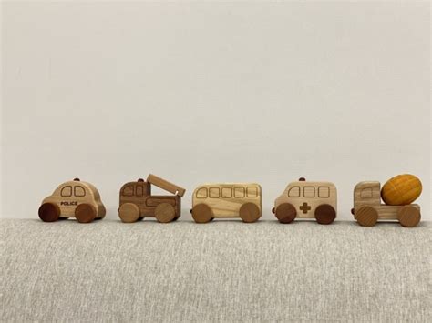 15개월 부터 2살 아기 원목 장난감 숲소리 자동차 미니카 5종 네이버 블로그