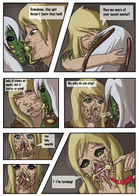 Rule 34 2girls Arthropod Blonde Hair Closed Eyes Comic Domination Egg Female Female