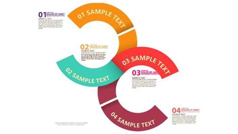 Diagram Showing The Steps To Sample Text PowerPoint Template Free Download Pikbest