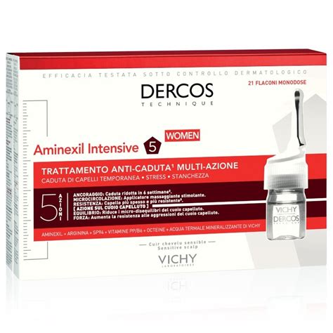 Vichy Dercos Aminexil Intensive 5 - 21 Fiale Anticaduta Donna