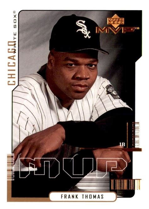 2000 Upper Deck Mvp Frank Thomas Chicago White Sox 203 Ebay