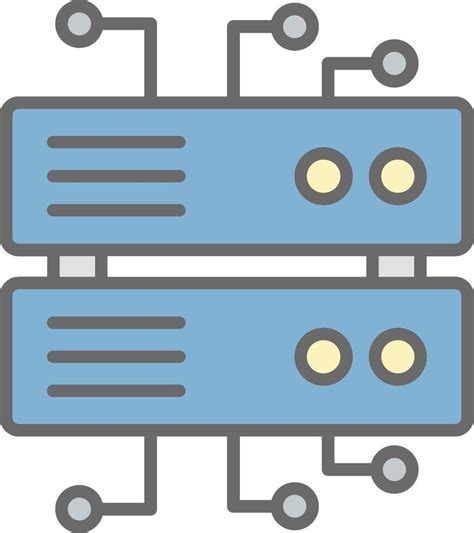Database Architecture Line Filled Light Icon 44091175 Vector Art At Vecteezy