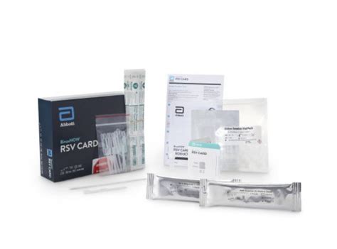 Abbott 430100 Rapid Test Kit Binaxnow Infectious Disease Immunoassay Respiratory Syncytial Virus