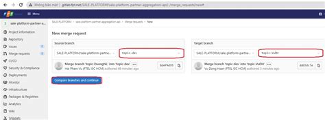 3c Tortoisegit Merge Source Từ Nhánh Branch Dev Về Brach Cá Nhân