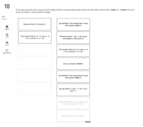 solved 18 click and drag the given steps on the right to