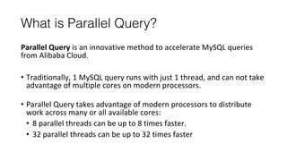 POLARDB For MySQL Parallel Query PDF Databases Computer Software And Applications