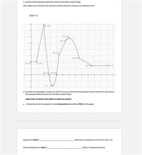 solved 10 ﻿pts ﻿find the piecewise defined function for