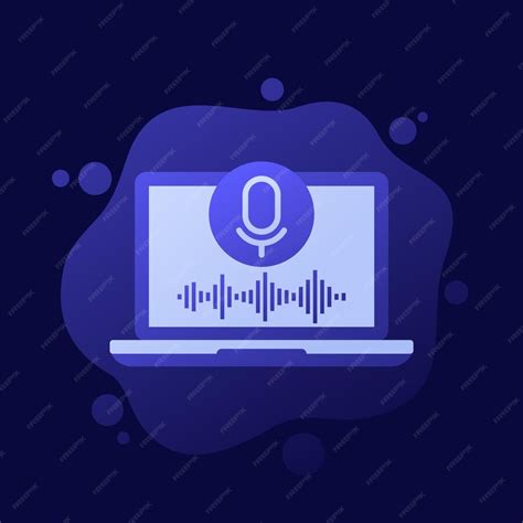 Premium Vector Voice Recognition Icon Vector Design