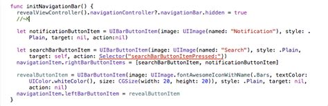 swift touch image in navigation bar for redirecting another view stack overflow
